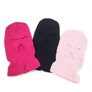 Unbranded | Accessories | Set Of 3 Womens Full Face Ski Mask Knit ...